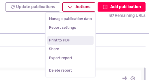 Download a Report in PDF