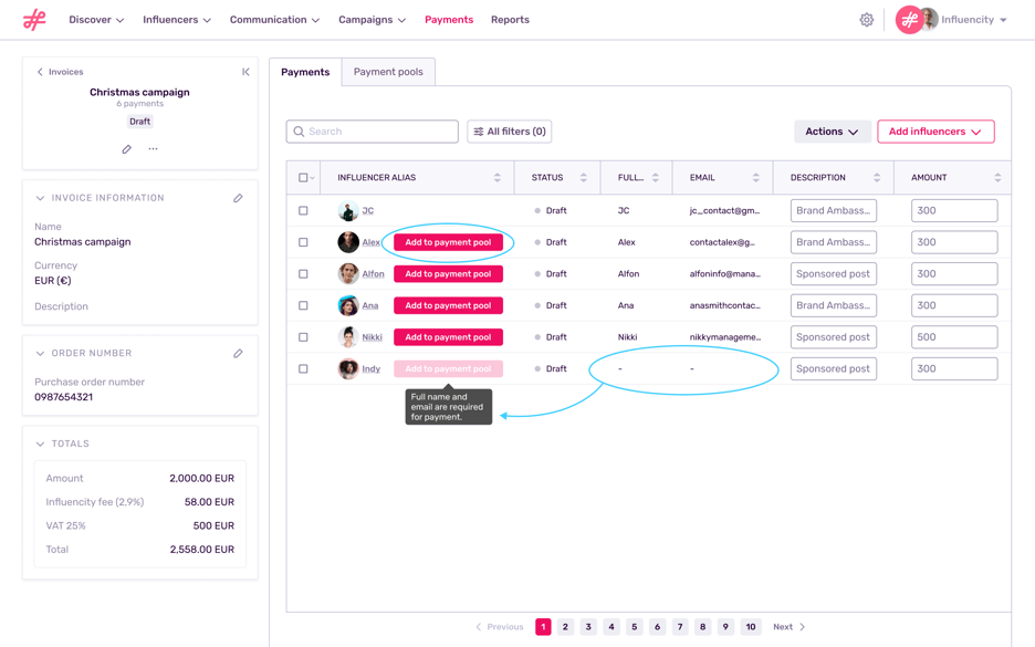 What are payment pools and and how to create one?