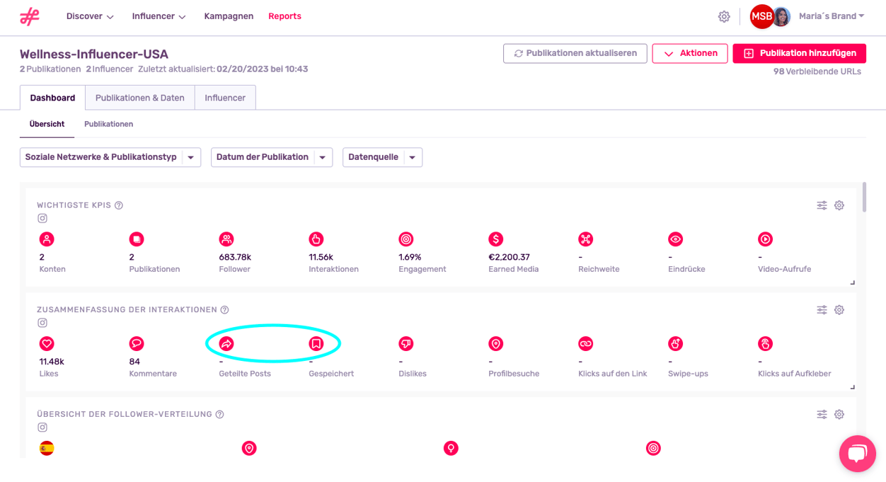 Einen Bericht erstellen