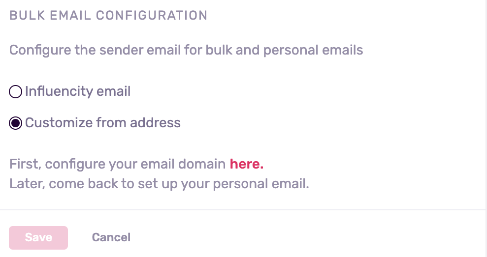 How to Configure Bulk Emails